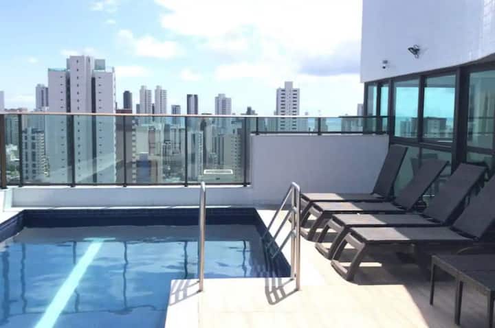 Apto Em Boa Viagem Com Piscina - Boa Viagem