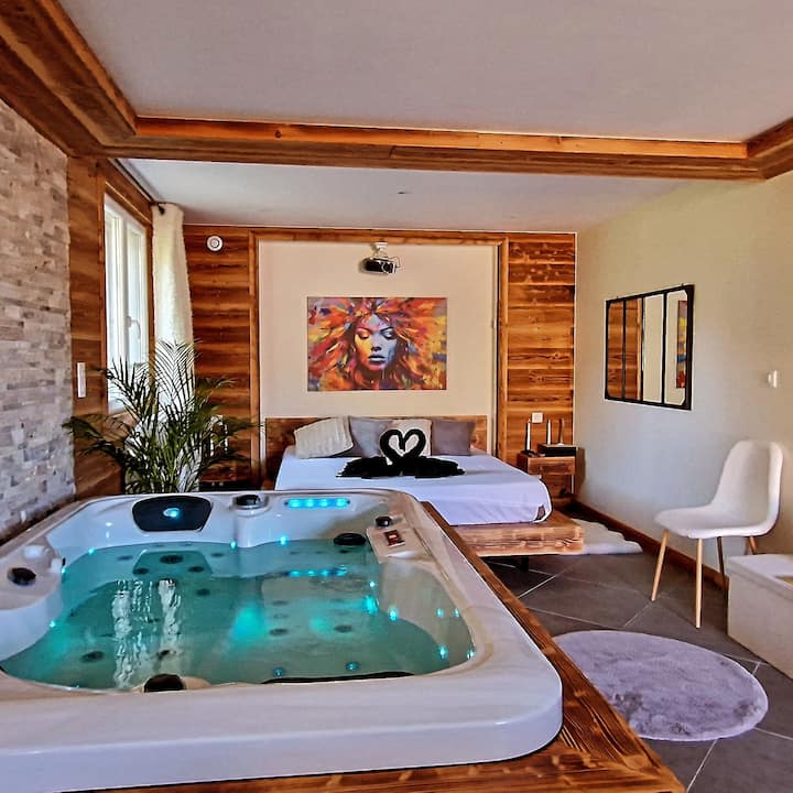Echappée Romantique En Montagne, Jacuzzi Privatif. - Ancelle