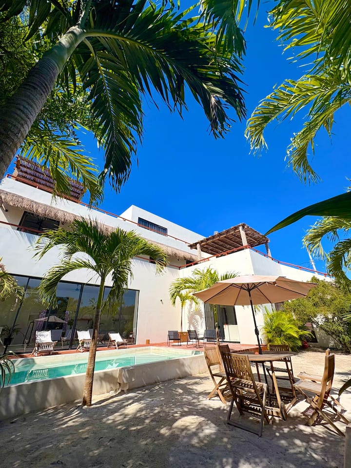 Villa Paraíso - Villa Luxueuse à 150m De La Plage - Isla Holbox