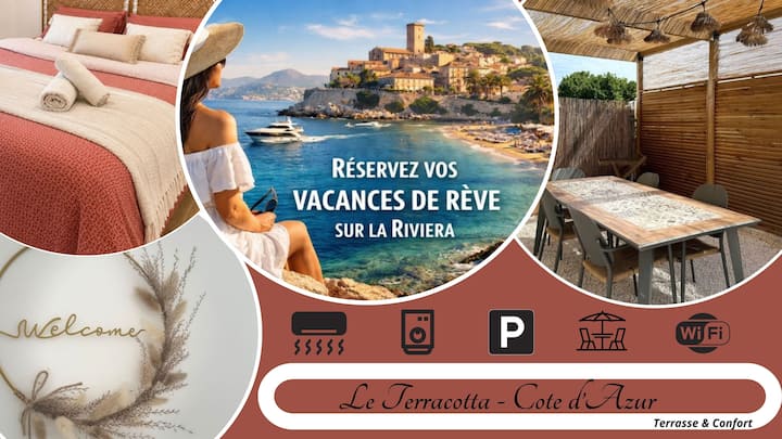 Le Terracotta & Côte D'azur - Frejus Plage 2,6 Km - Fréjus