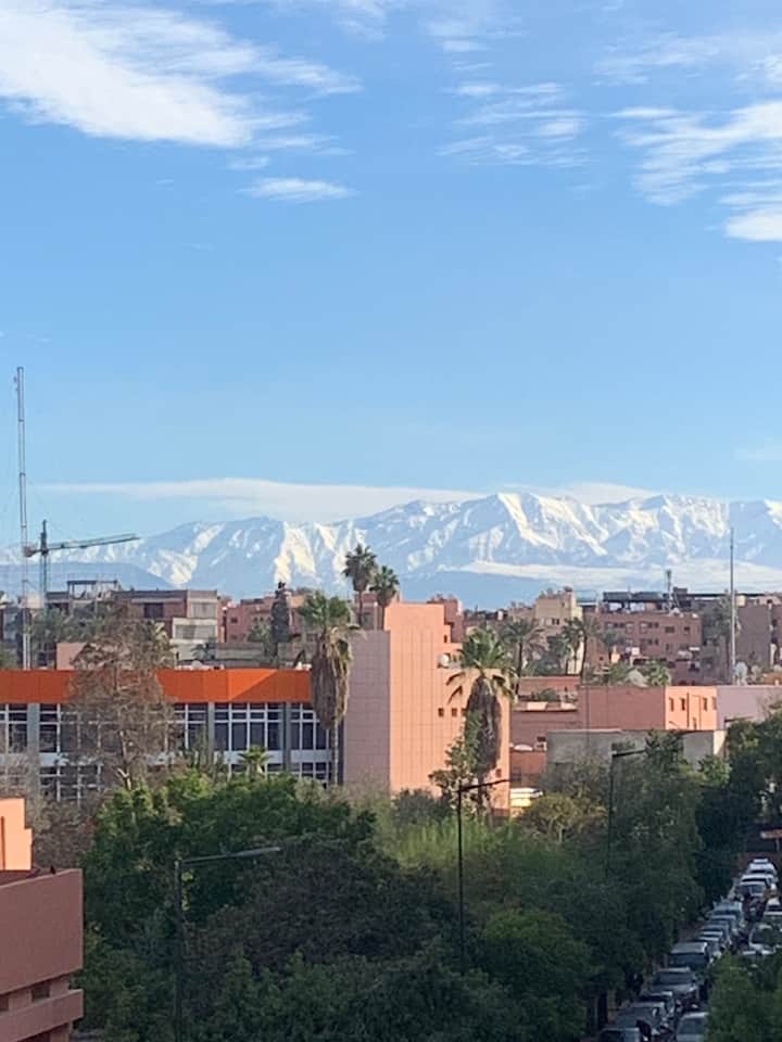 Appart Cosy • Terrasse Vue Atlas • Centre-ville - Marrakesh