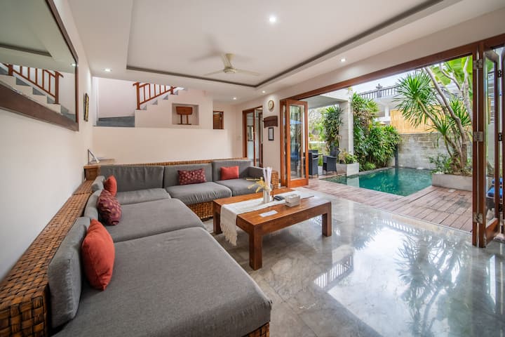 Villa Cicak 1 Canggu 3 Bed: 5 Min To Finns & Beach - Canggu
