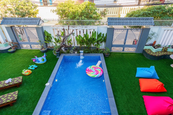 6brs-private Pool-jacuzzi- 70m To My Khe Beach - Da Nang, Province, Vietnam