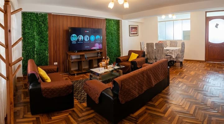 Amplio Y Centrico: Tu Hogar Con 6 Camas Y 3 Baños - Cusco