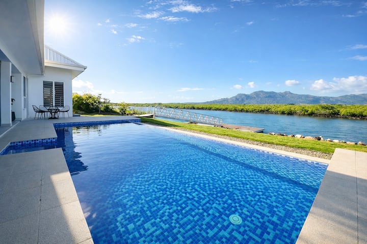 Villa 85 - Riverfront Luxury 7 Bedroom Villa - Fiji