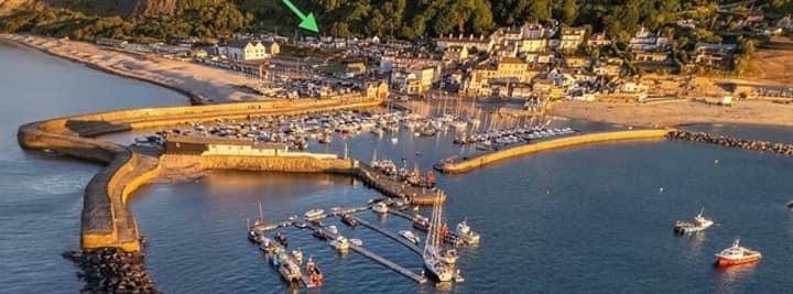 Ware Cliff Caravan With Views Of The Cobb And Sea - Lyme Regis
