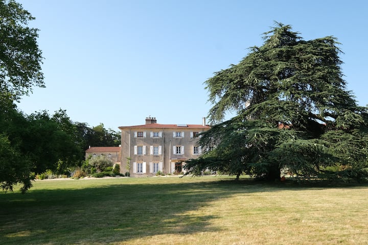 Chambre Ernestine Château De Lemps, Ardèche. - Lemps