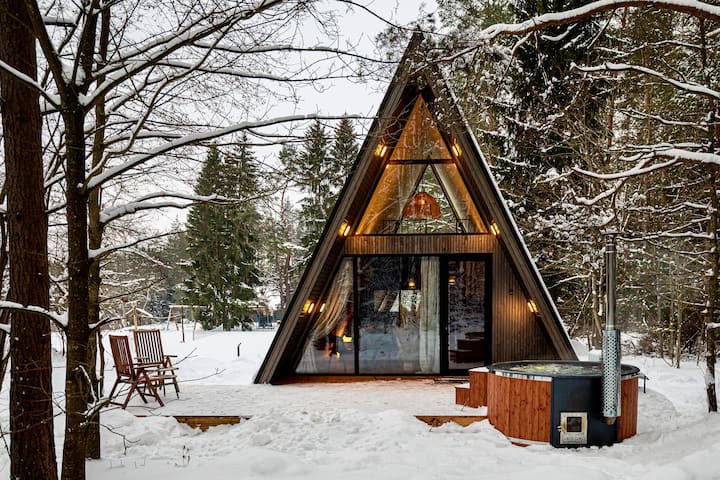 Paliepės - Forest Homes. Namelis Klevas - Lithuania