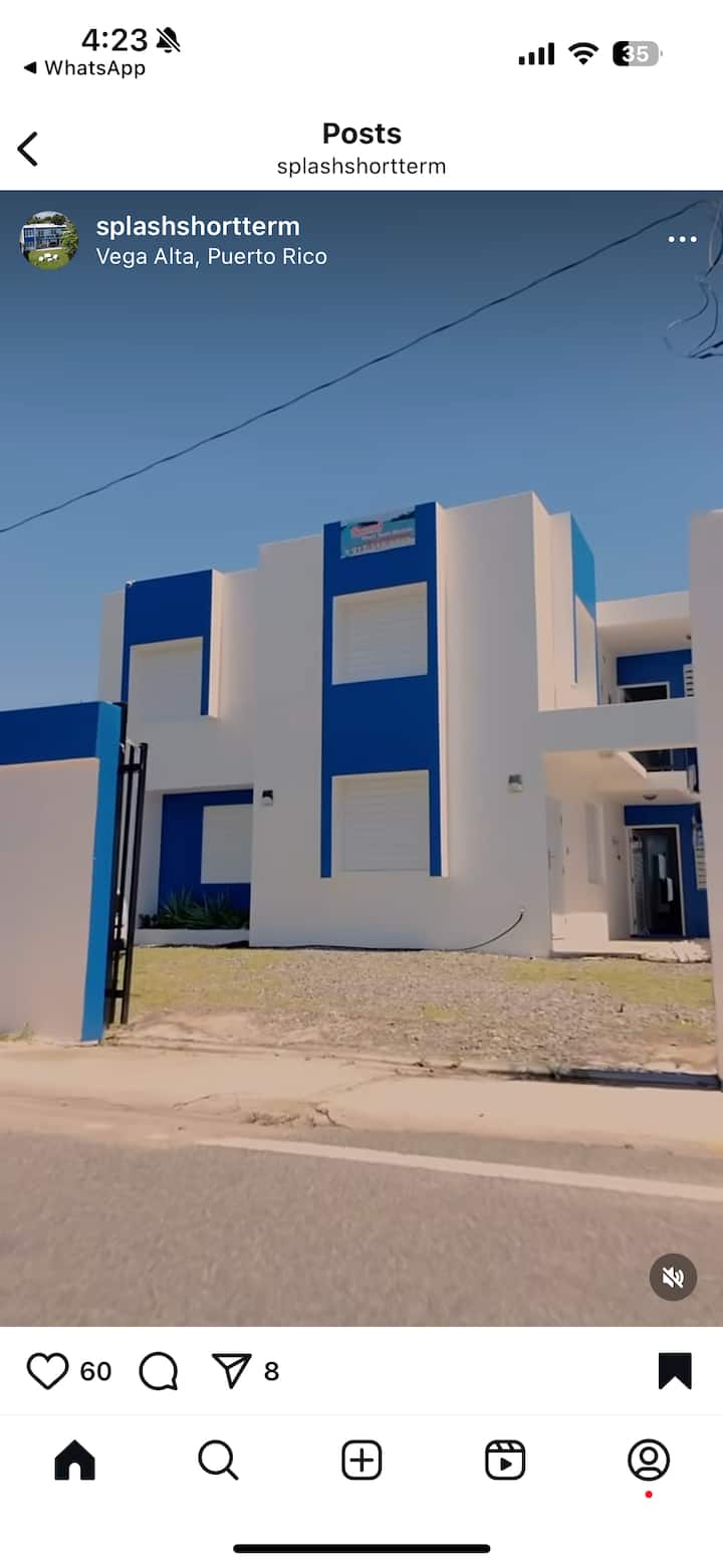 Splash Short Term Rental (First Floor Only) - Vega Alta