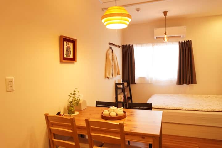 【和风公寓】4人｜地道和风榻榻米+现代2居室｜烘干洗衣机｜独享整个二层｜关西机场直达｜难波5分钟 - Osaka