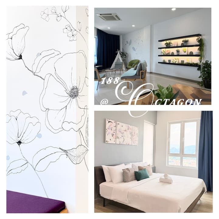 18-8 @ Octagon (2-4pax) Newly Renovated | Netflix - Ipoh