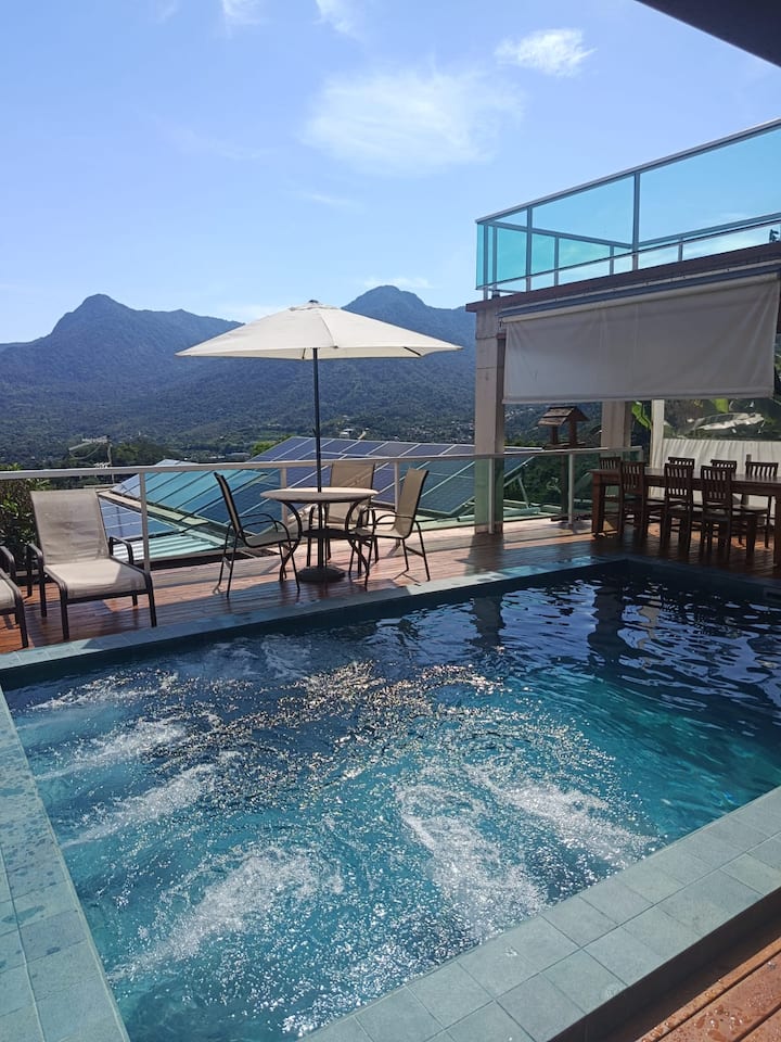 Casa Com Vista Para O Mar E Montanhas - Ilhabela