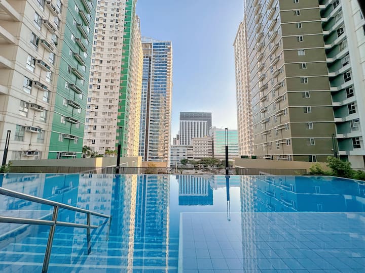Spacious 1br W/ 3 Beds Cebu It Park-pool&fast Wifi - Cebu