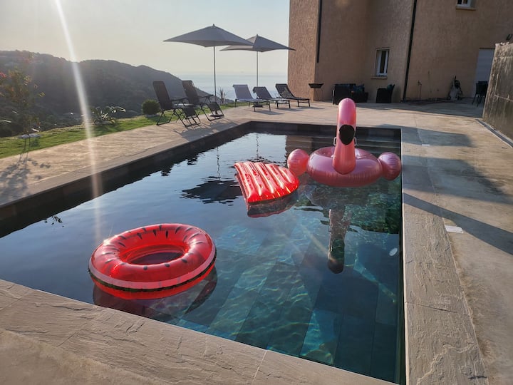 Villa Avec Piscine Vue Sur Mer - Bastia