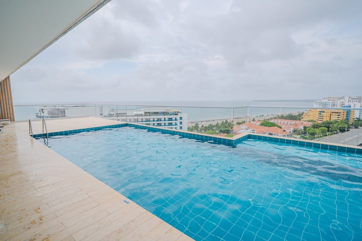Apartamento Nuevo Frente Al Mar - Cartagena, Colombia