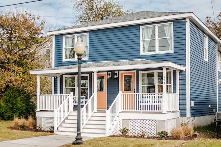 Fenced Yard~walk 2 Park~family Friendly Bunk Room! - Cape Charles, VA