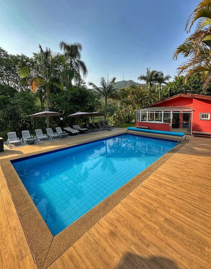 Chácara Premium C/ Jacuzzi, Lago E Vista Serra - Jundiaí