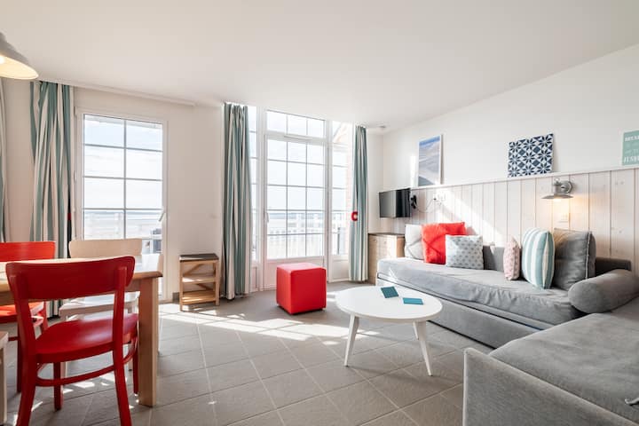 Pierre&vacances-app 7 Pers-duplex-alcôve-vue Mer - Le Crotoy