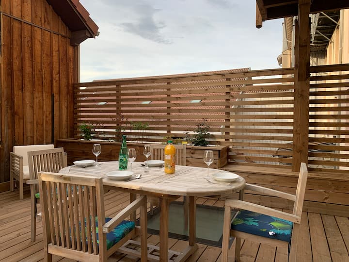 Appartement Hyper Centre Avec Grande Terrasse 35m2 - Gérardmer