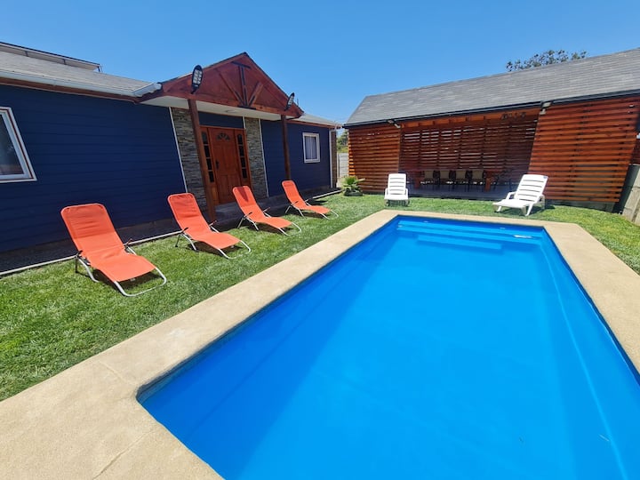 Limache, Cabaña Con Piscina Temperada. - Limache