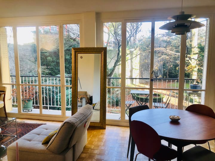 2 Pièces, Entouré De Verdure, Calme Et Ensoleillé - Rue Saint-Maur