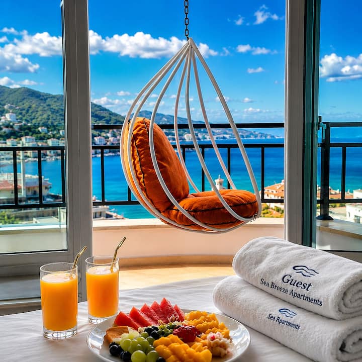 Stunning Sea View Flat-near Center - Saranda