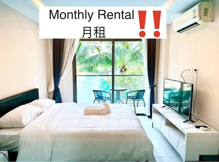 Monthly Rental  Includes Wifi And Utilities Fees - Jomtien