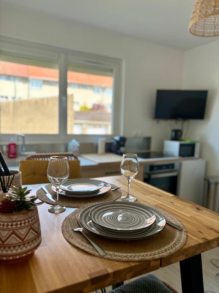 Appartement Cosy Et Lumineux Au Minck - Plage de Calais