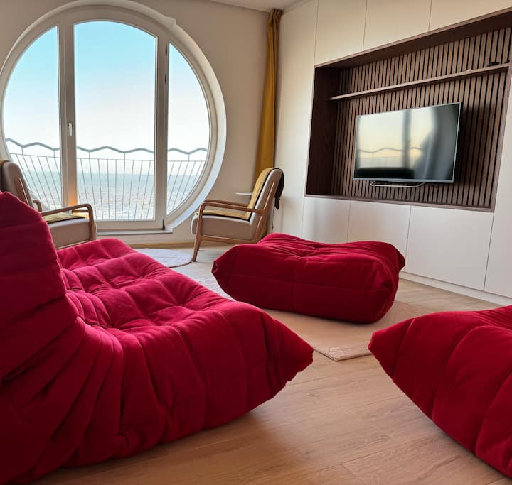 Penthouse/duplex Blue Horizon - Prachtig Zeezicht - Nieuport