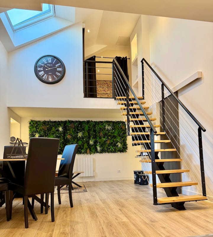 Charmant Loft Avec Parking, Jardin Et Terrasse - Orléans