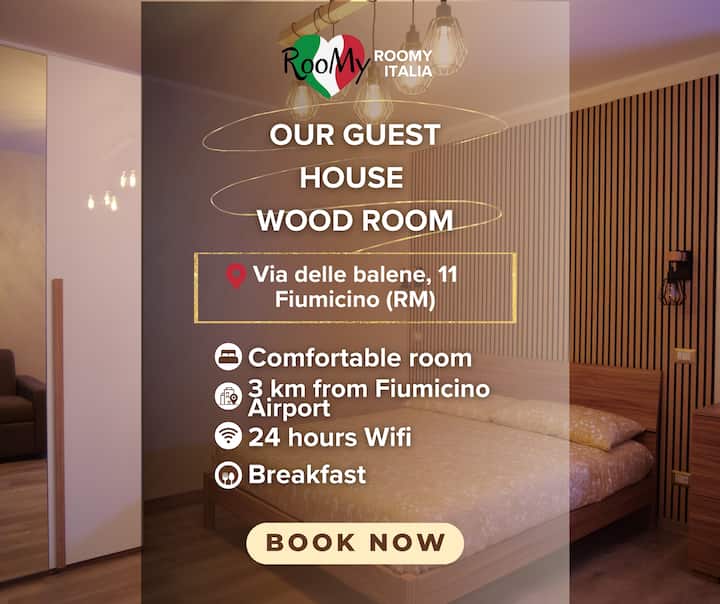 Our Guest House-wood Room-cir.058120-aff-00089 - Fiumicino