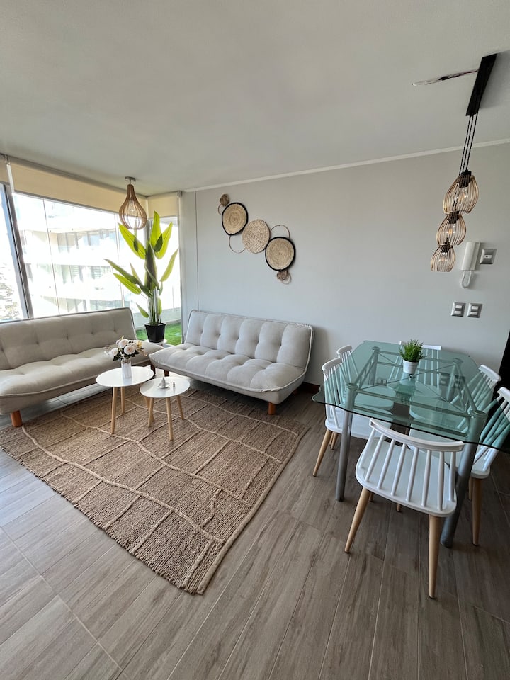 Ocean View + Pool | Pvt. Parking · 5 Guests - Viña del Mar