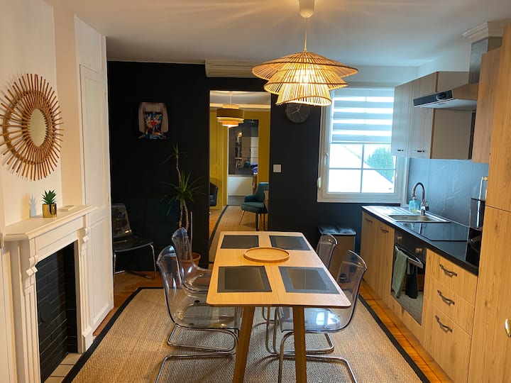 Appartement Moderne 2 Chambres - France