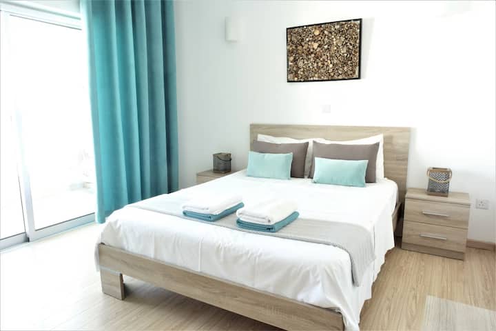 2 Bedroom Side Sea View Beach Apartment Breeze - Limassol