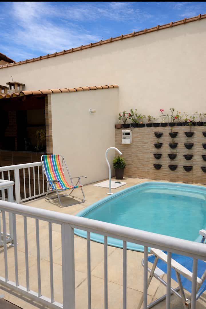 Casa Ampla E Confortável (Piscina E Churrasqueira) - Rio das Ostras