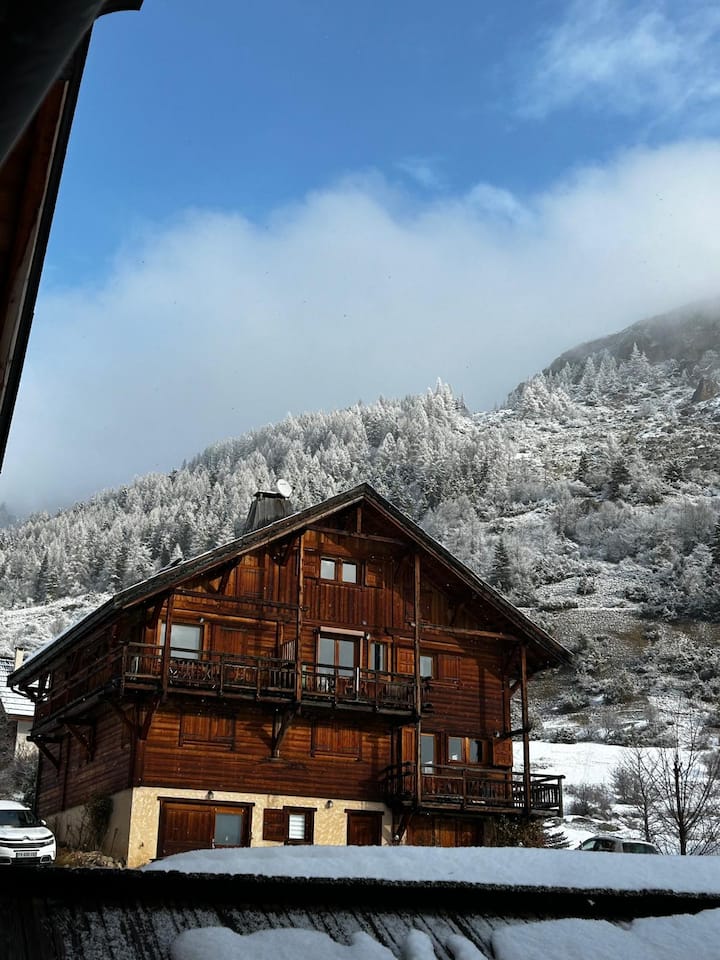 Chalet Mitoyen, Superbe Vue - Le Monêtier-les-Bains
