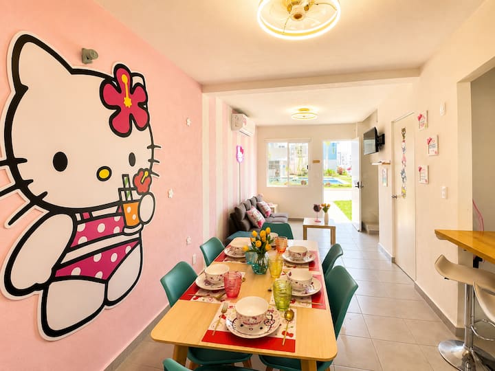 Increible Casa Hellokitty Acapulco- Alberca -Playa - Acapulco