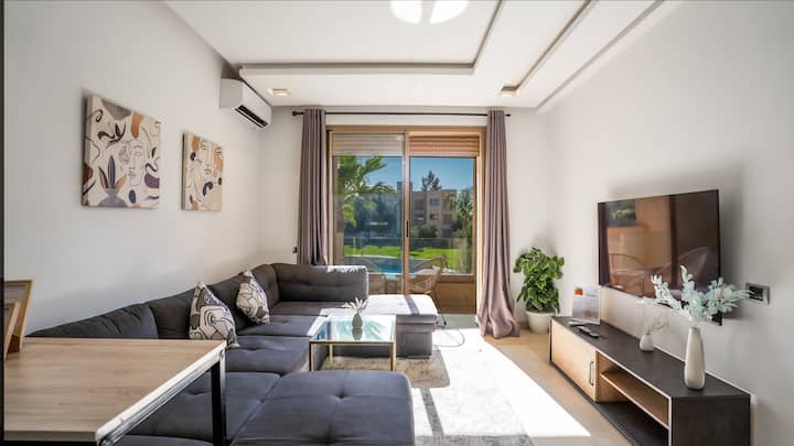 Luxueux Appartement Prestigia & Fibre Otpique - Marrakesh