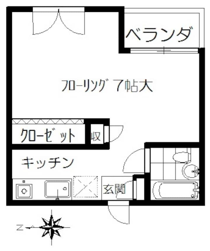 川越駅徒歩8分/本川越駅徒歩8分/時の鐘まで歩いて行ける/wiーfi無料/ワークスペース有り - 川越市
