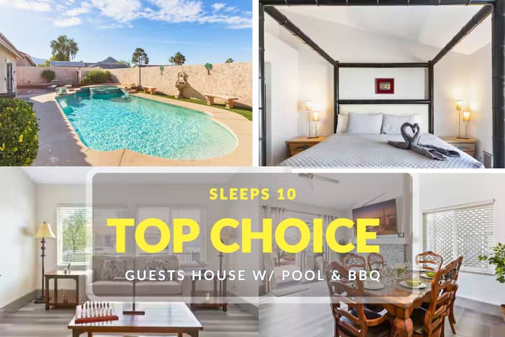 Las Vegas Luxe House 10 Guests House W/ Pool & Bbq - Las Vegas, NV