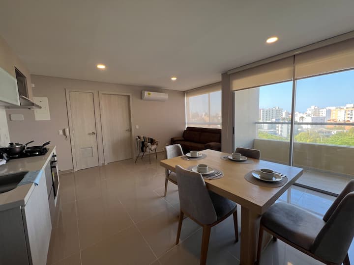 Bello Apartamento Ideal Para 4 - Barranquilla