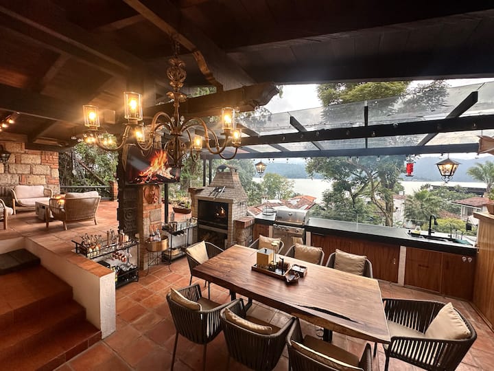 Lujosa Y Céntrica Villa-vista Al Lago Y Jacuzzi - Valle de Bravo