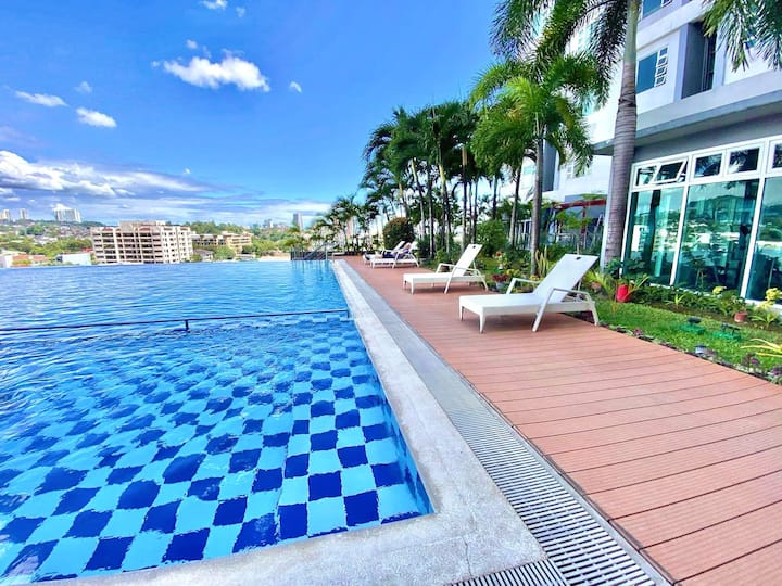 Group-friendly 2br Cebu Condo With Mall Access - フィリピン セブ