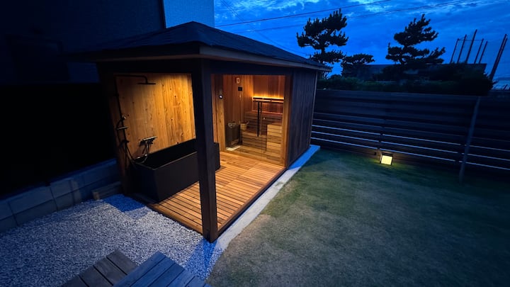 ロウリュウサウナ・アイスバスのある貸別荘／館山駅徒歩約10分 - 다테야마시
