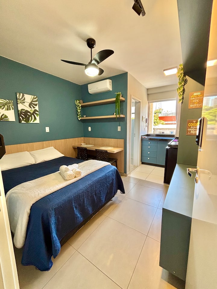 Studio Próx Do Mineirão E Ufmg Com Ar-condicionado - Belo Horizonte