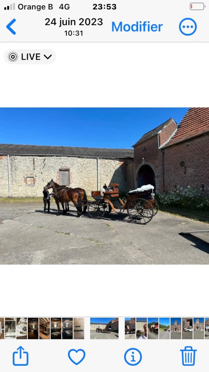 Chambres à La Ferme D’herlaimont - Manage