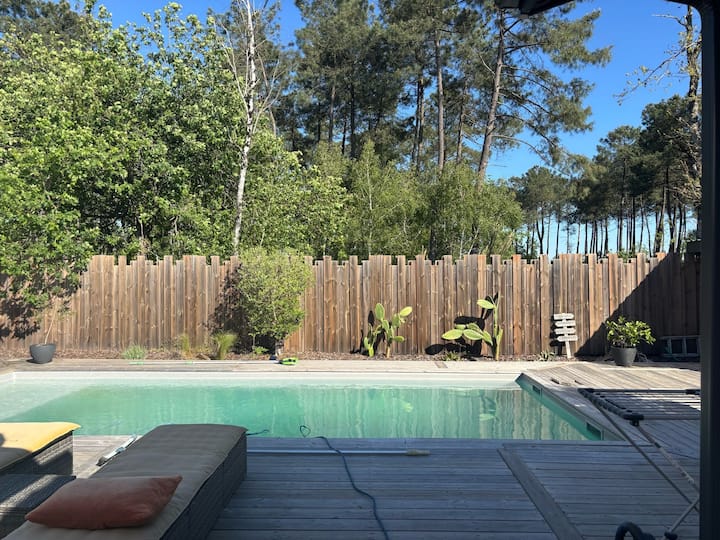 Villa Lisière De Forêt, Proche Bassin D'arcachon - Mios