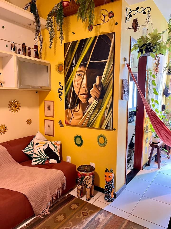 Aconchego Tropical Em Copacabana | Ar E Smart Tv - Ipanema