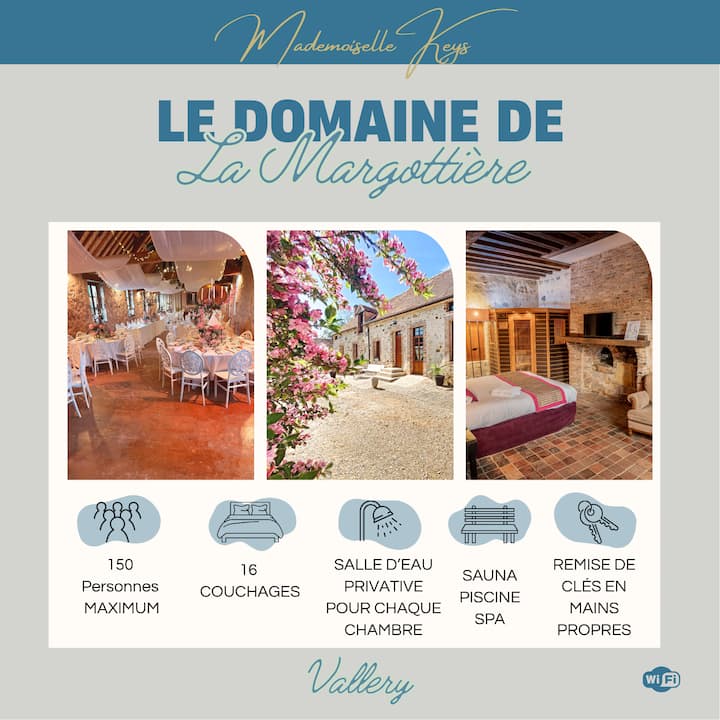 Le Domaine à La Campagne- 16 Couchages - Yonne