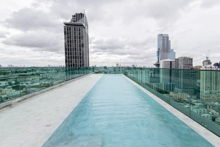 【绿色森林豪华公寓】步行可到暹罗百丽宫/地铁/皇权免税店/机场线/朱拉美食街/中央世界商场/四面佛 - Bangkok